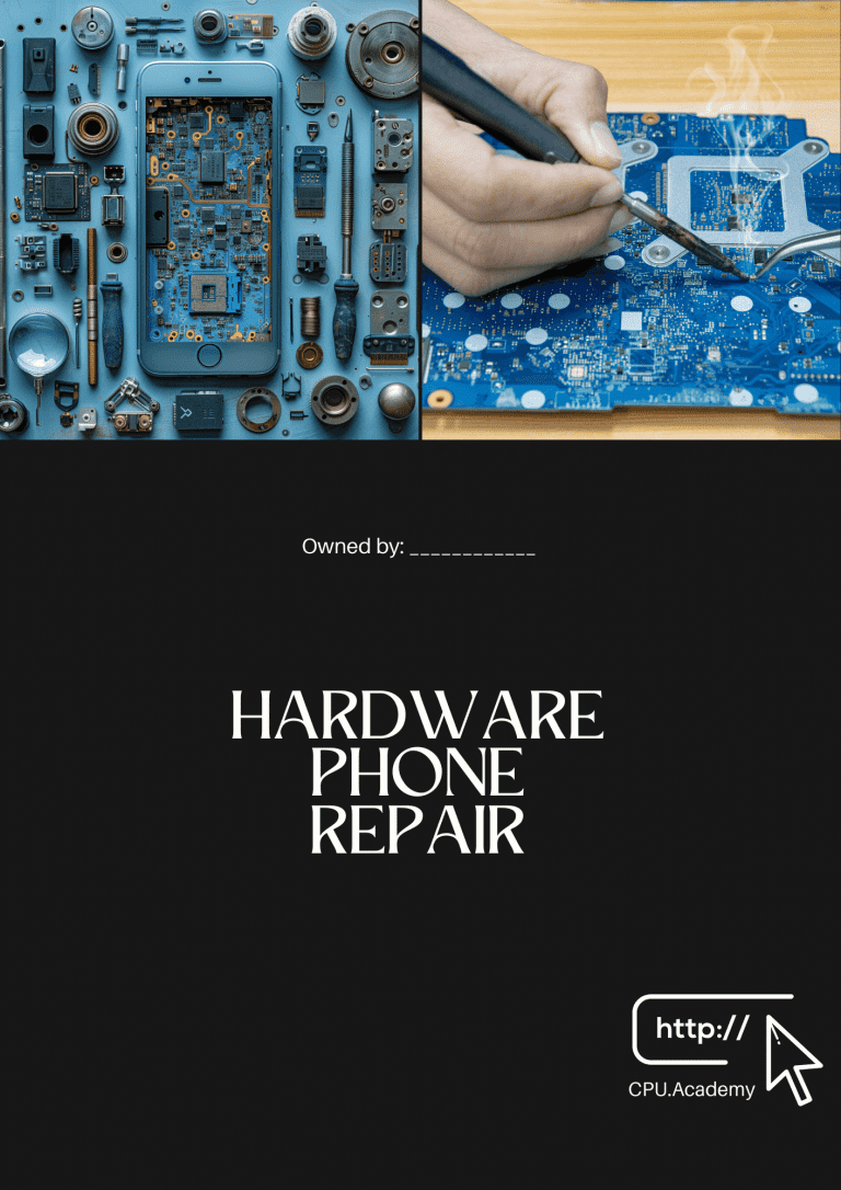 CPU Phone Hardware Repair Notebook - CPU Academy
